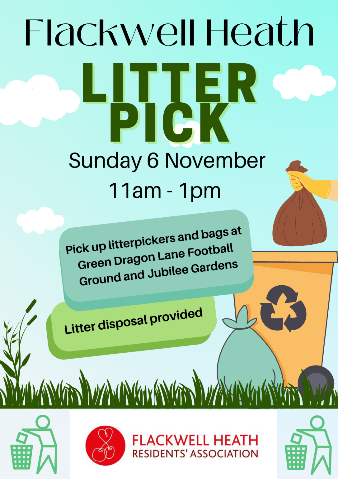 Autumn 2022 – Village Litter Pick – Flackwell Heath Residents' Association